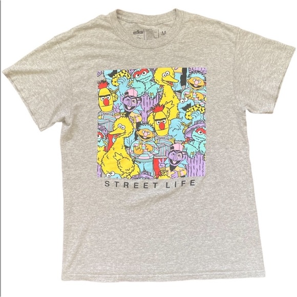 Neff | Shirts | Sesame Street X Neff Collaboration Graphic Tre Shirt M ...